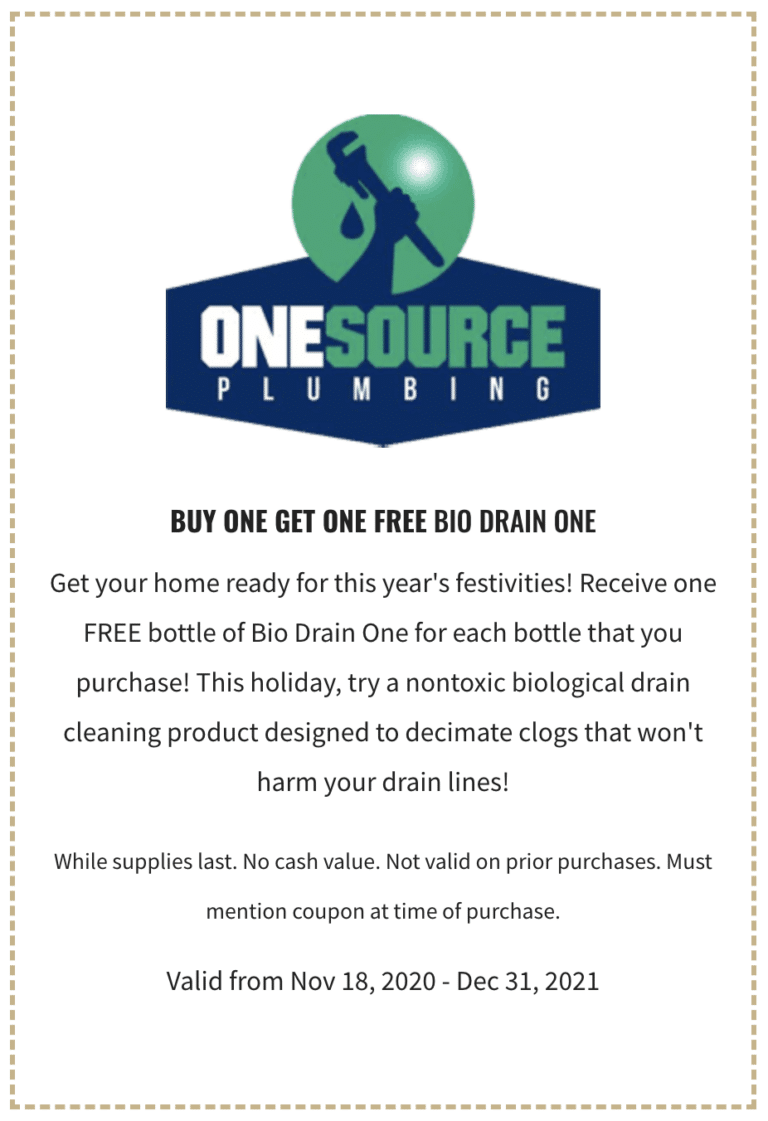 One Source Plumbing Coupons
