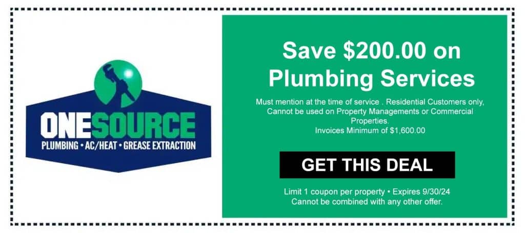 One Source Plumbing Coupons